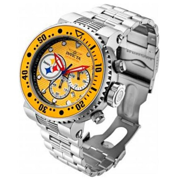 Invicta | Accessories | Invicta Nfl Pittsburgh Steelers Chrongraph ...